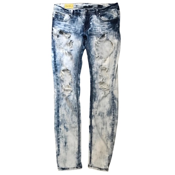 Machine | Jeans | Distressed Acidwash Machine Jeans Machine Nouvelle ...